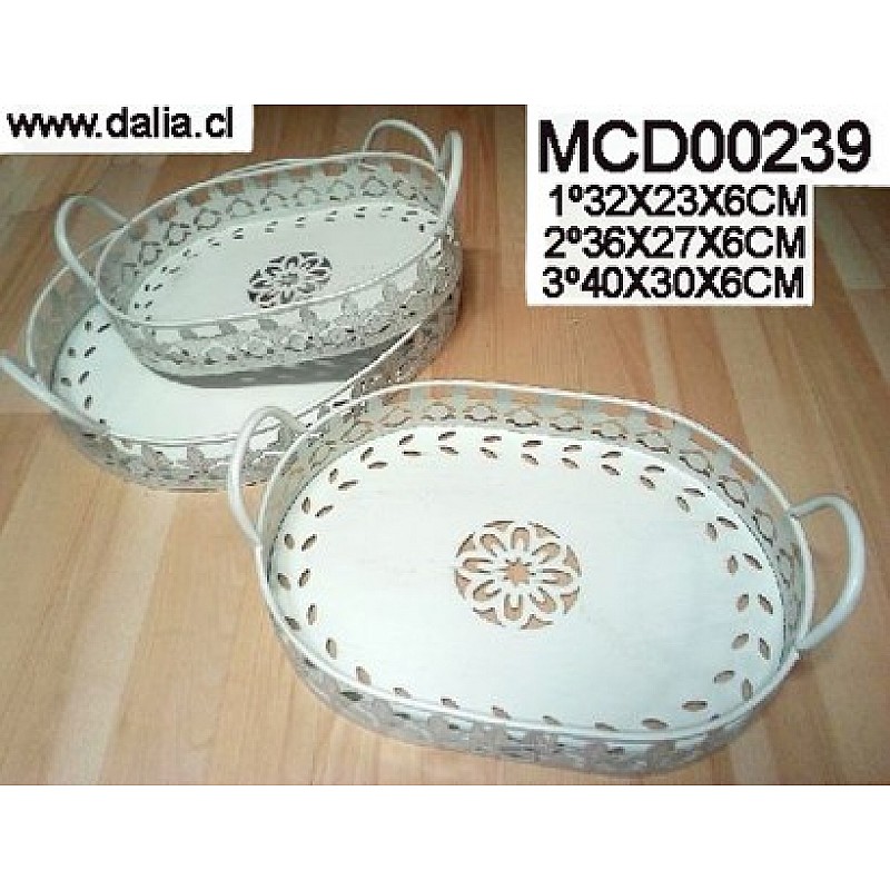 Bandeja set de 3 - Dalia